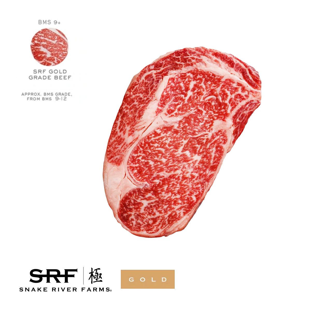 Rib Eye Wagyu Americano Snake River Farms GOLD (BMS +9) de 250 g